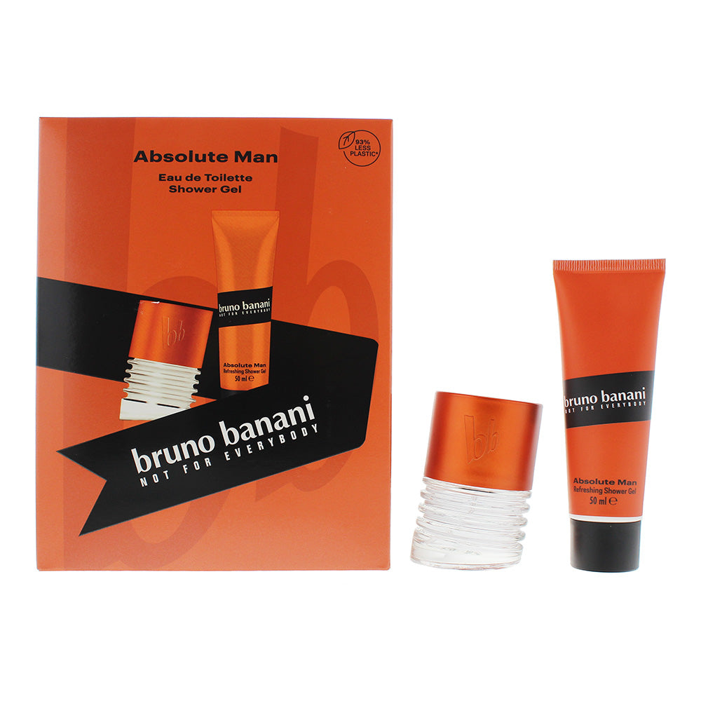 Bruno Banani Absolute Man 2 Piece Gift Set: Eau De Toilette 30ml - Sho