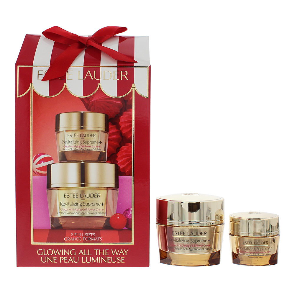 Estée Lauder Glowing All The Way 2 Piece Gift Set: Global Anti-Aging C
