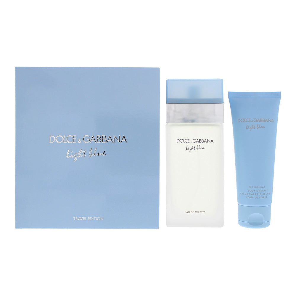 Dolce & Gabbana Light Blue 2 Piece Gift Set: Eau De Toilette 100ml - B