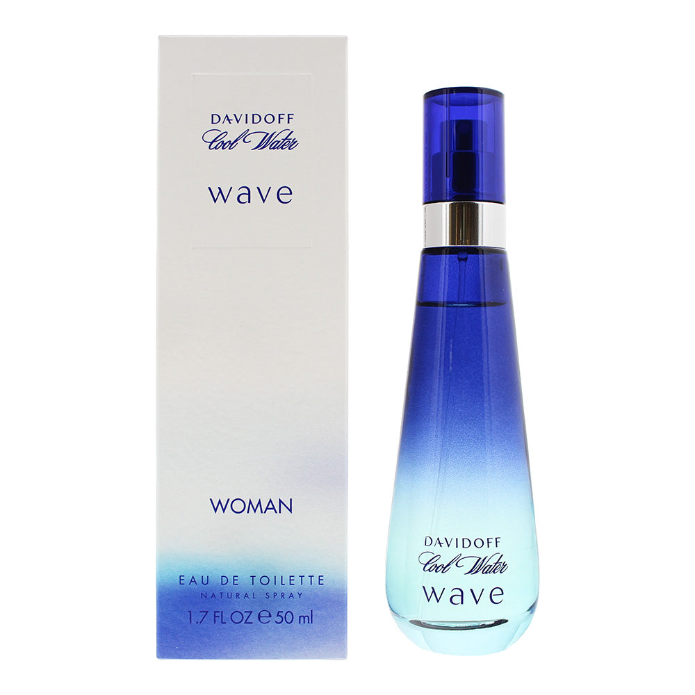 Davidoff Cool Water Wave Woman Eau De Toilette 50ml For Her