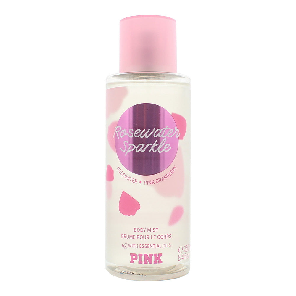 Victoria's Secret Pink Rosewater Sparkle Body Mist 250ml