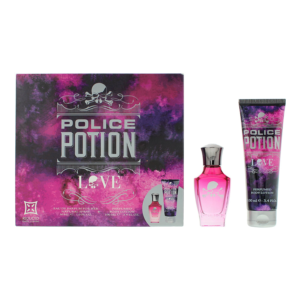 Police Potion Love 2 Piece Gift Set: Eau de Parfum 30ml - Body Lotion