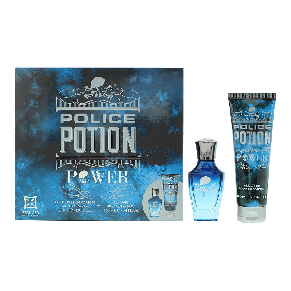 Police Potion Power 2 Piece Gift Set: Eau de Parfum 30ml - Shower Gel