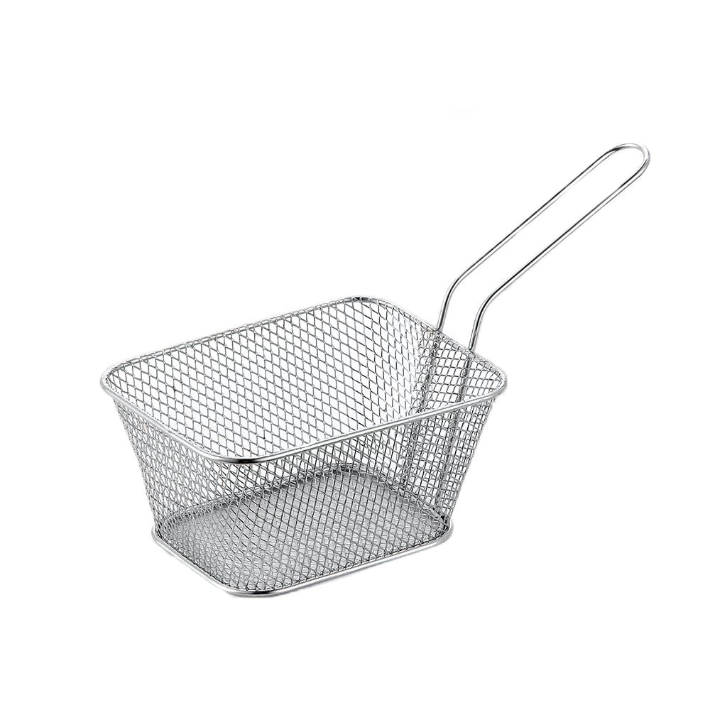 Lewis's Mini Chip Basket Fryer Food Serving Presentation Basket Handle
