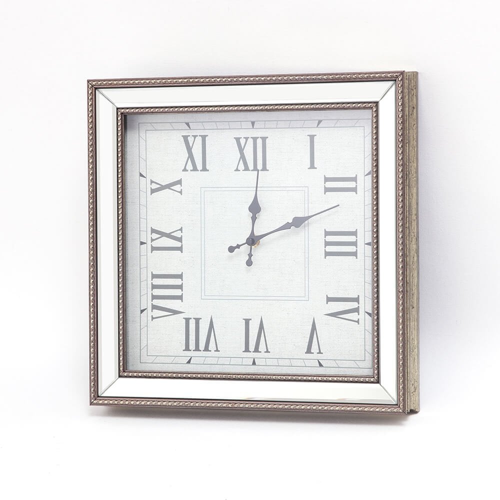 Large Beaded Mirror Clock