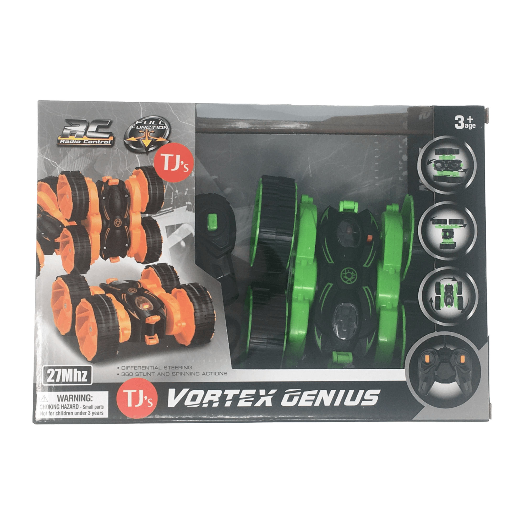 Vortex Genius Remote Controlled 360 Stunt & Spinning Actions Kids Toy