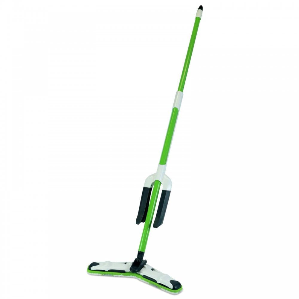 Minky V Shaped Microfibre Mop with Sponge Pad and Full Wringing Mechan
