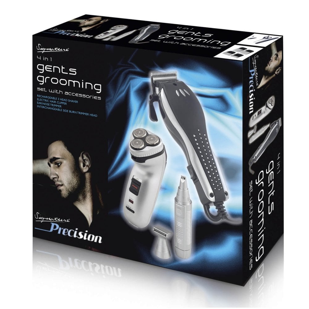 Signature 4 in 1 Mens Grooming Kit Gift Set
