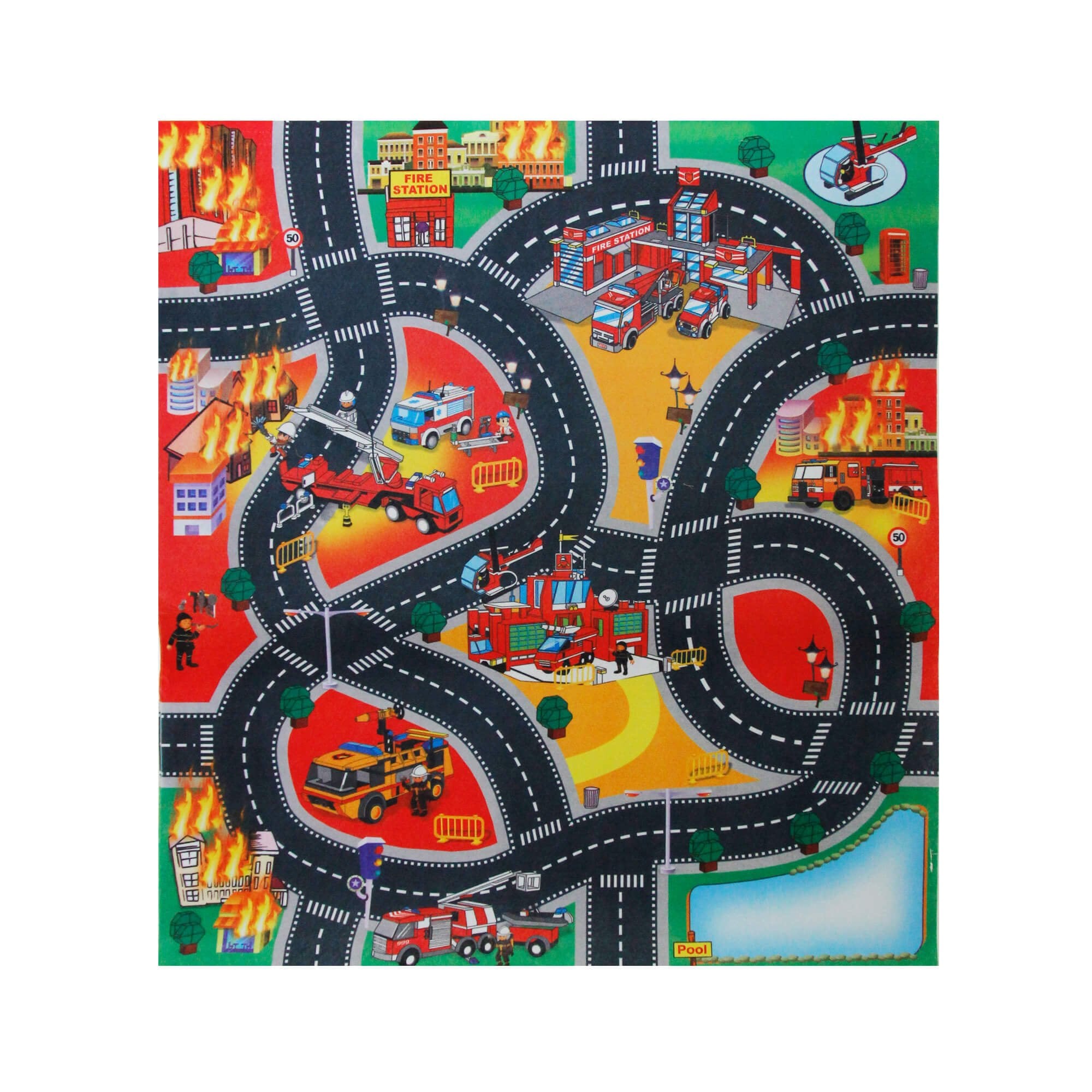 Car playmat for children