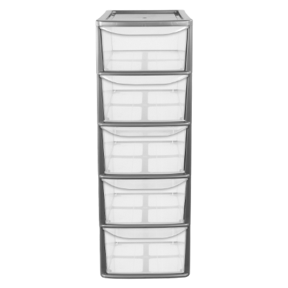 Clear Tower Drawer- 4 or 5 Drawer