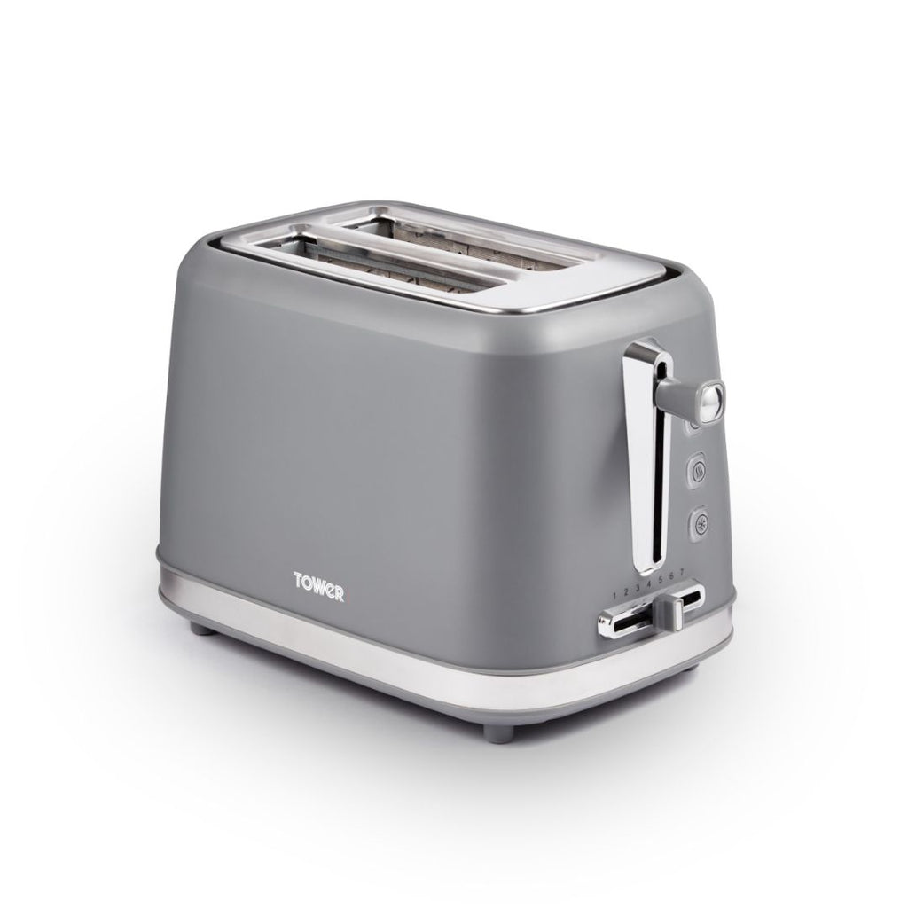 Tower Odyssey 2 Slice Toaster - Grey