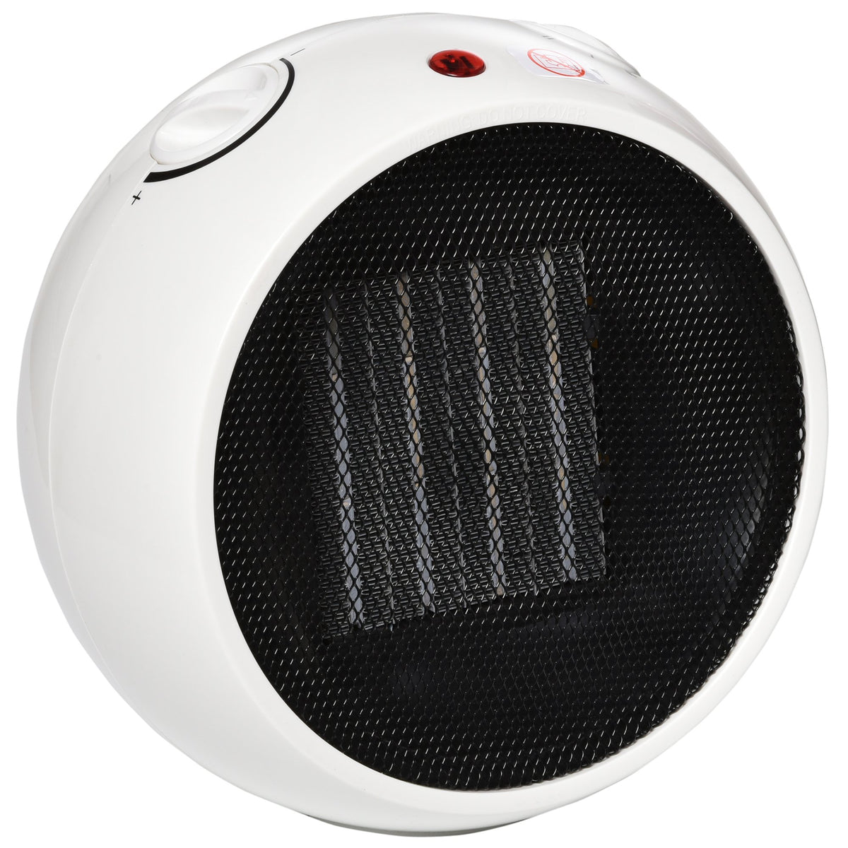 HOMCOM Small Space Heater Ceramic Heater W 3 Heating Mode Adjustable