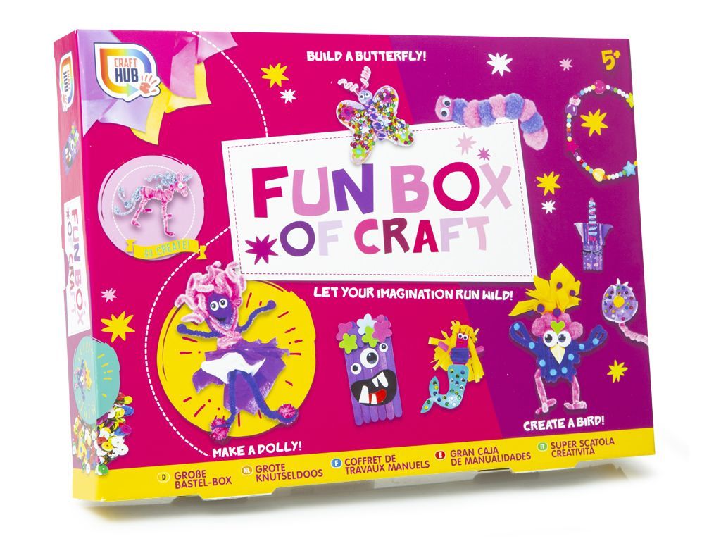 Craft Hub Big Box Of Craft - Pink