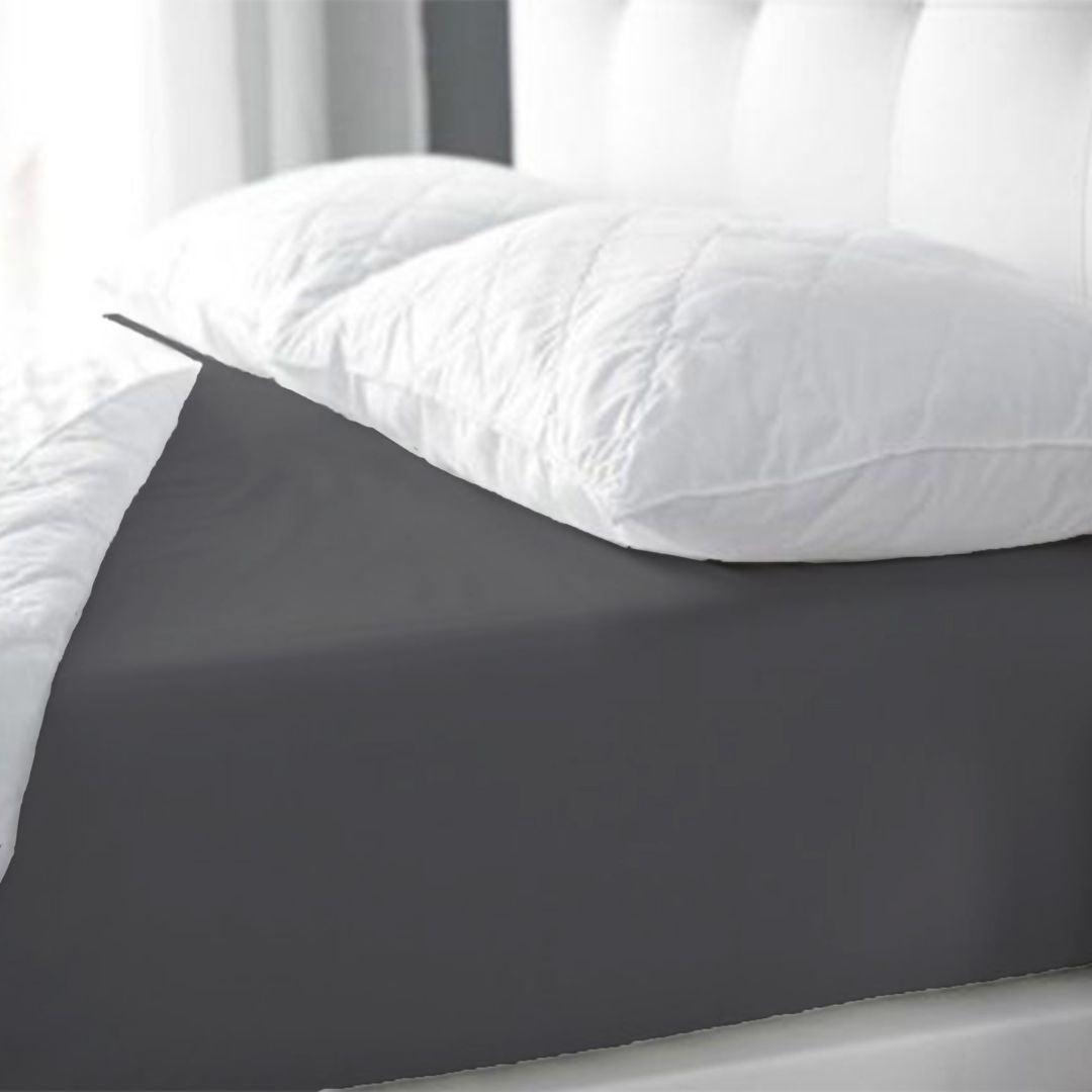 Magna Superior Soft Microfibre Bedding Sheet Range - Charcoal