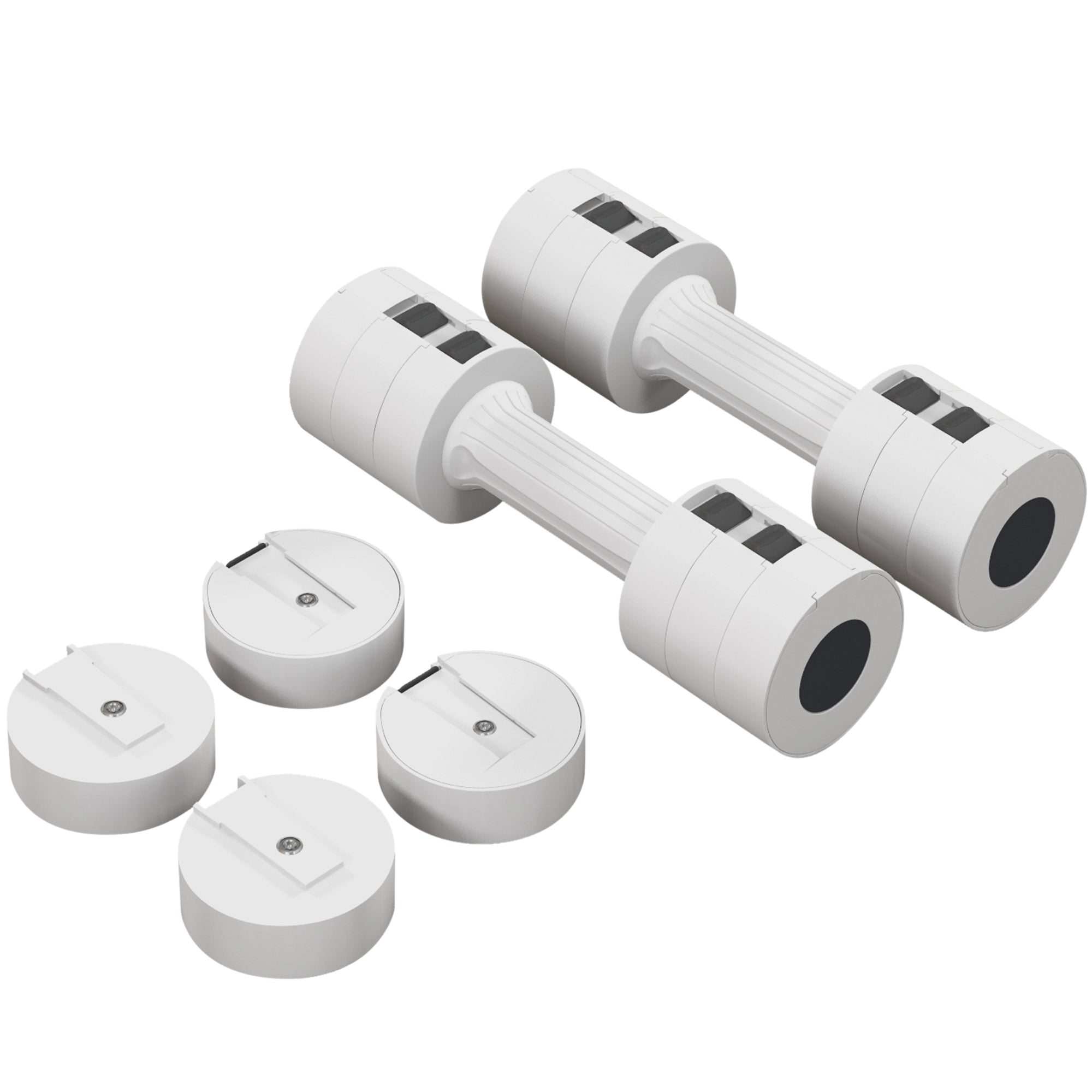 SPORTNOW Adjustable Dumbbells Set, Fast Adjust And Compact, 2.5kg X 2