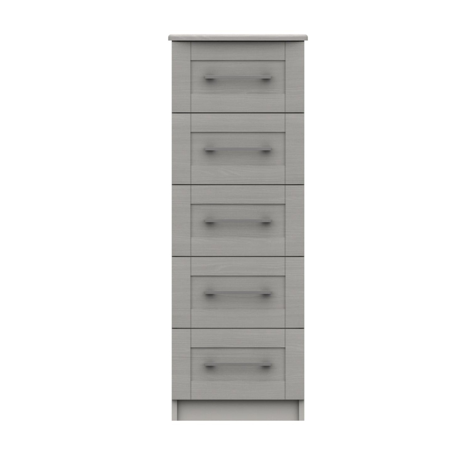 Chester Ready Assembled Chest of Drawers with 5 Drawers Tallboy - Ligh