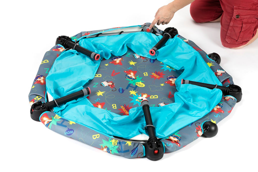 Okiedog Super Heroes 3-in-1 Trampoline