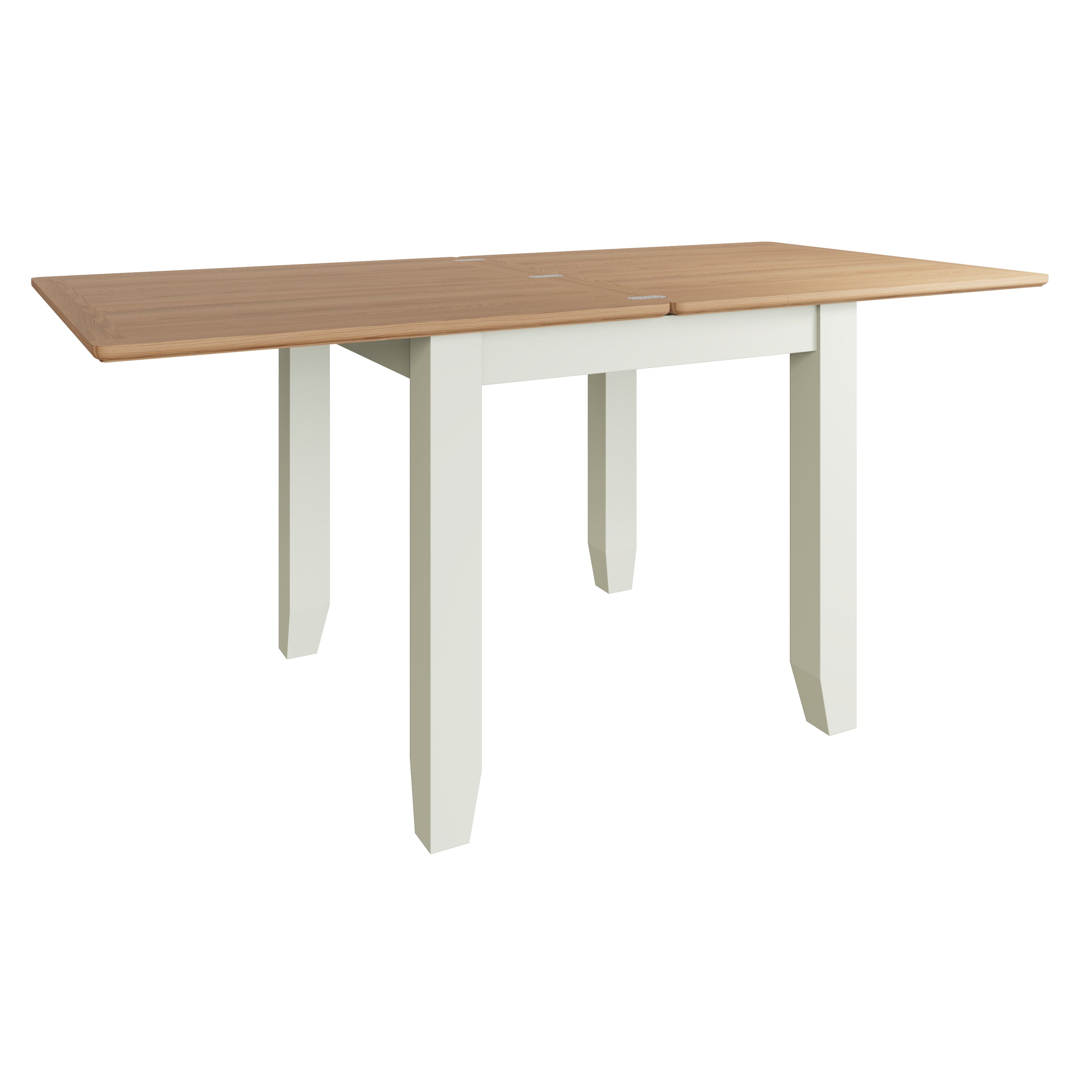 Salisbury Pure White Flip-Top Table 85 x 85 x 78 cm
