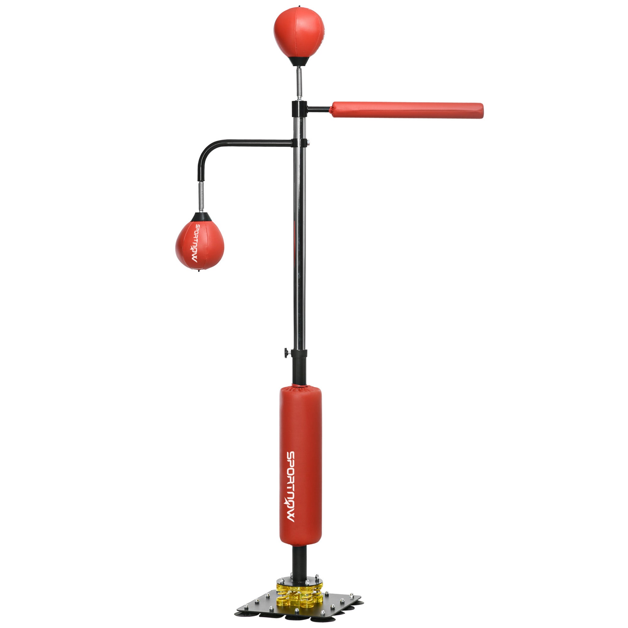 SPORTNOW Boxing Bag, Freestanding Punching Bag with Reflex Bar, Speed