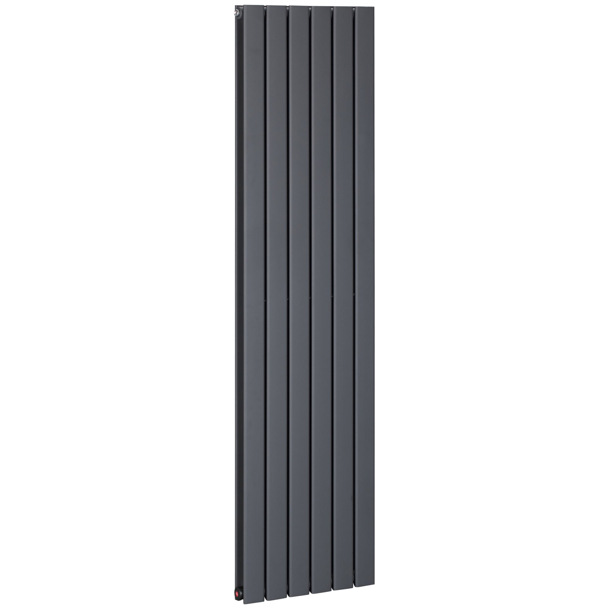 HOMCOM Vertical Designer Radiator Wall-mounted Heater for Bedroom Stud
