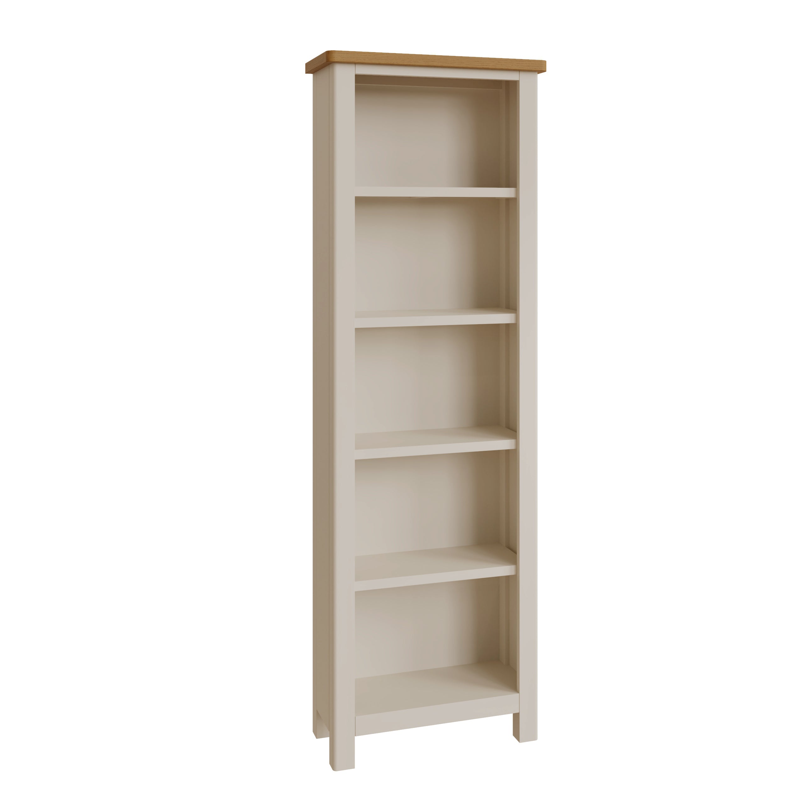 Beverley Dove Grey Bookcase Large 60 x 25 x 180 cm