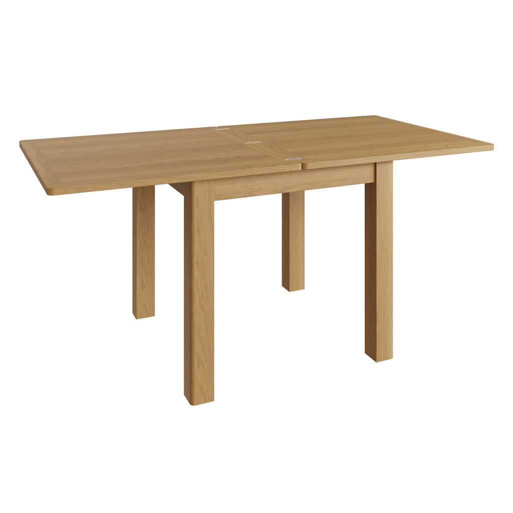Oak flip top dining table store