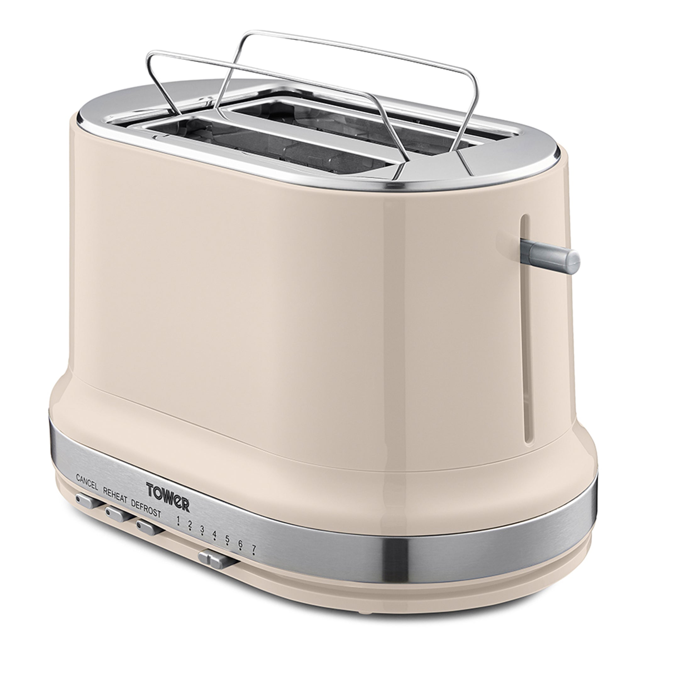 Tower Belle Collection 2 Slice Toaster - Chantilly