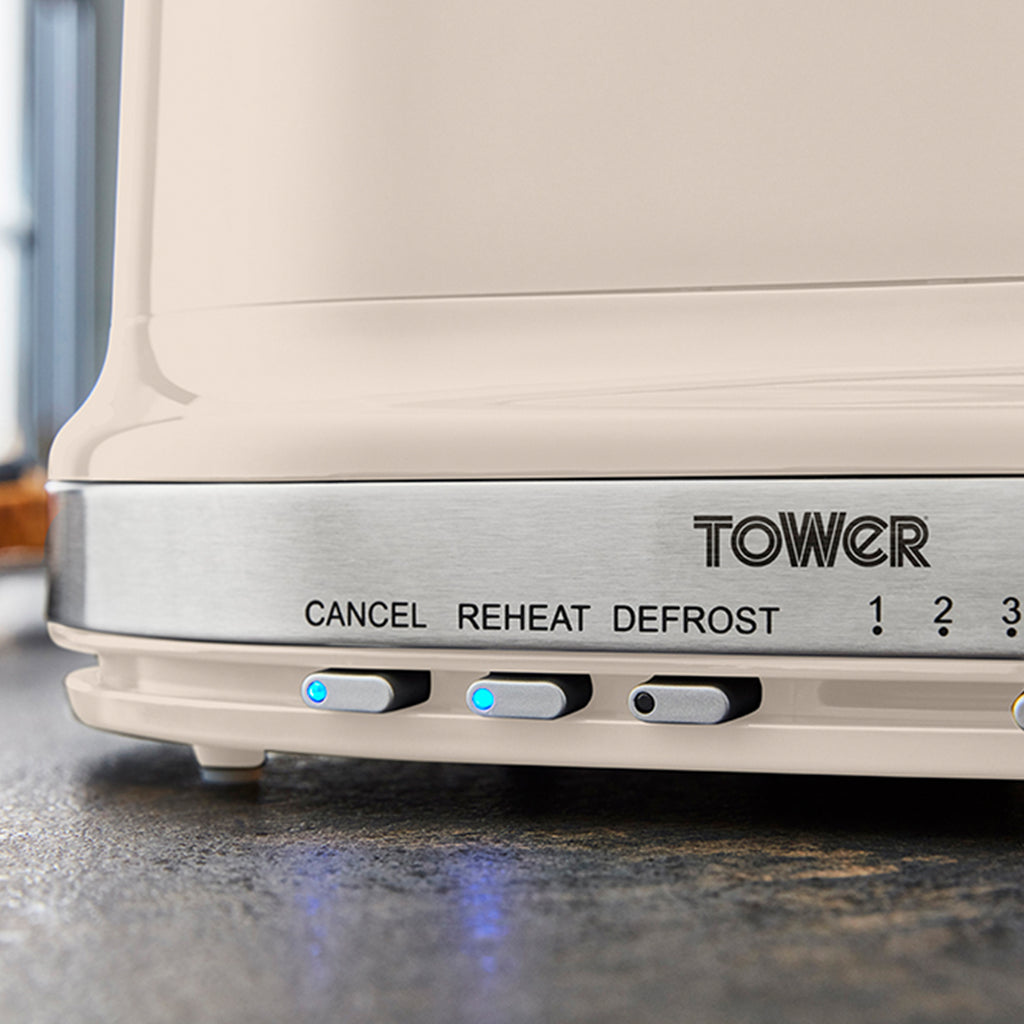 Tower Belle Collection 2 Slice Toaster - Chantilly