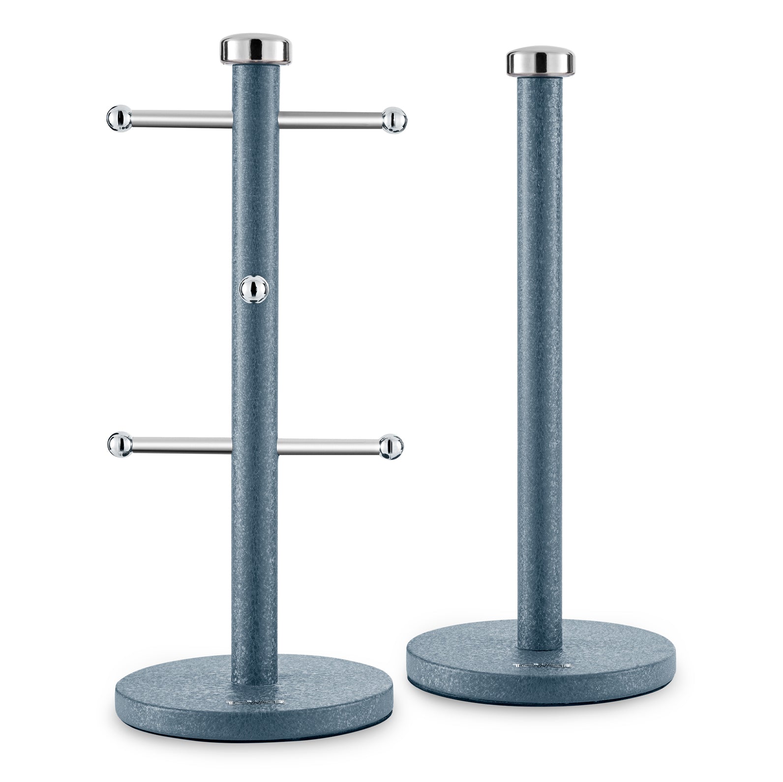 Tower Ice Diamond Mug Tree and Towel - Blue