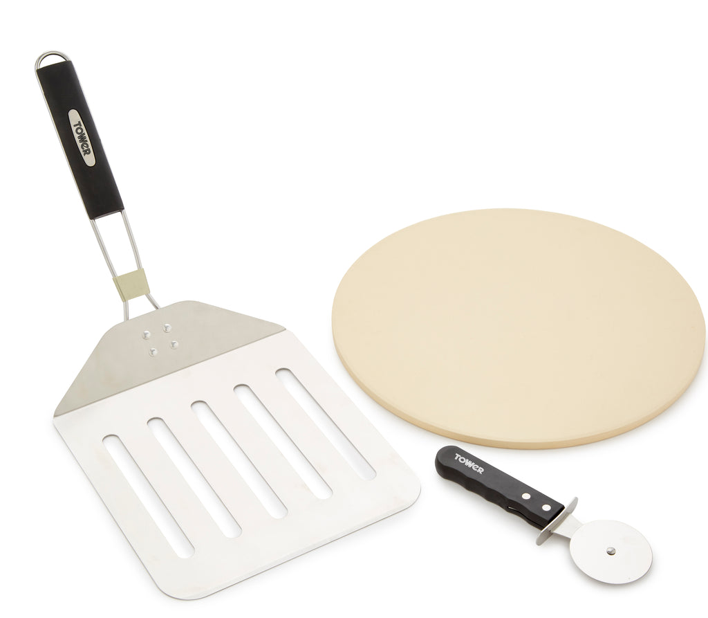 Tower BBQ 3 Piece Pizza Tool Set