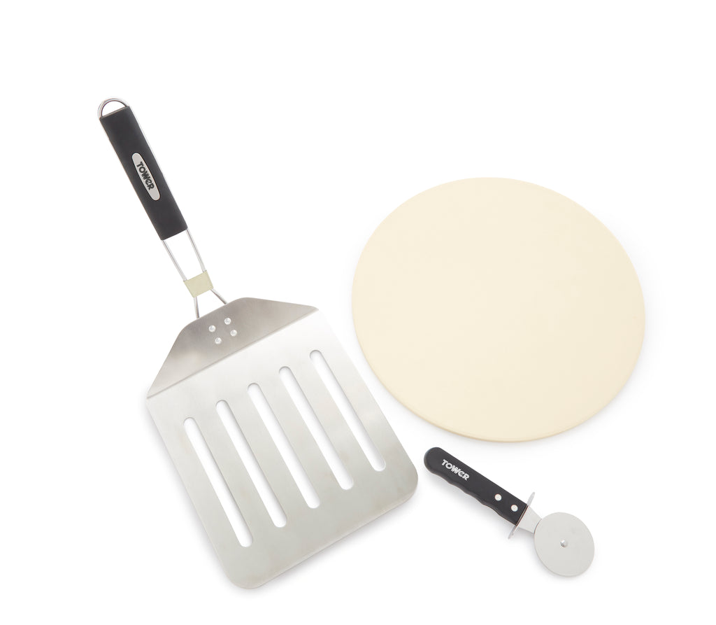 Tower BBQ 3 Piece Pizza Tool Set